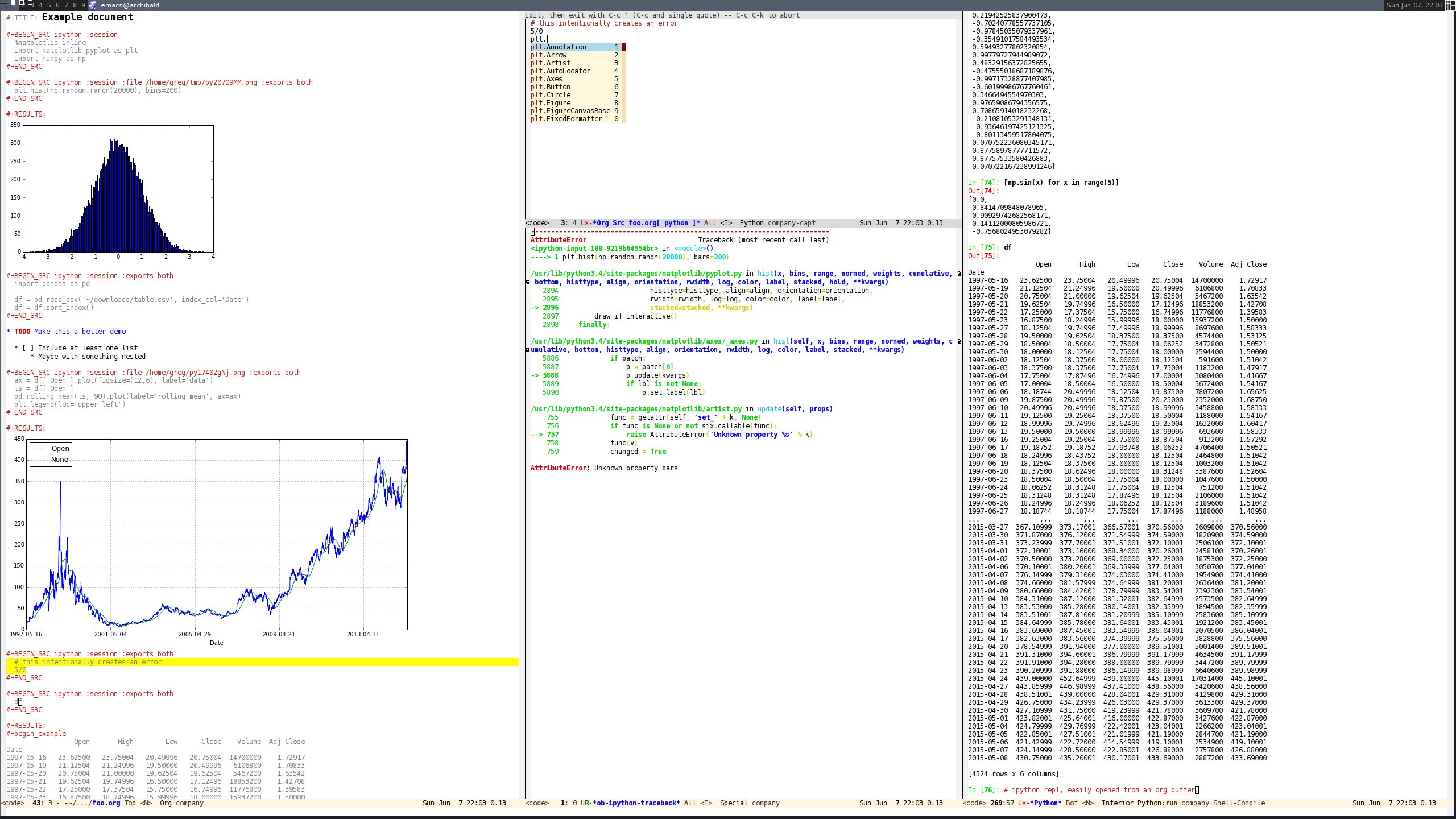 Getting Ob Ipython To Show Documentation During Company Completion Vxlabs